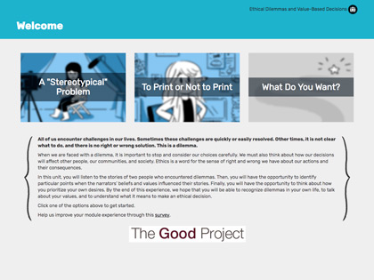 The Good Project — nathan wentworth